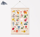 Hebrew Alphabet Poster - Alef Bet Art Print – eleyori.art